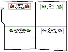 5. Glue game title onto the front of the file folder.