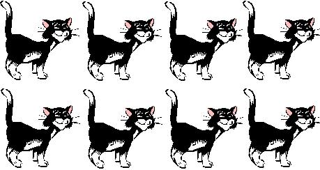 SCAT THE CAT FLANNEL STORY PIECES